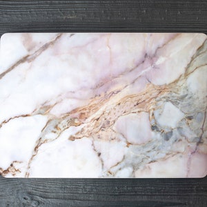 Light Pink Natural Marble Texture Laptop Skin, MacBook Skin, Computer ...