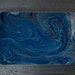 Abstract Blue Stone Marble Texture Laptop Skin, MacBook Skin, Computer ...