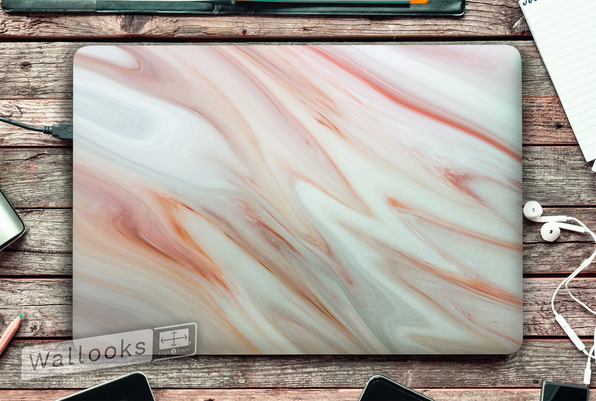 Marble Stone Texture Laptop Skin, MacBook Skin, Computer Decal Sticker ...