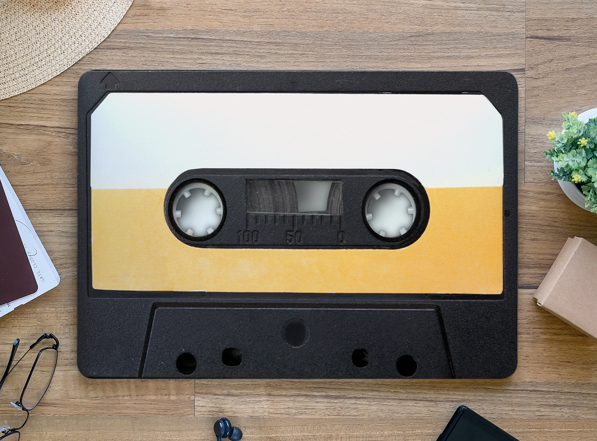 Tape Cassette Retro Laptop Skin, MacBook Skin, Computer Decal Sticker ...
