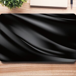 Dramatic Black Silk Draping Fabric UNIVERSAL Laptop Skin, Computer Skin ...
