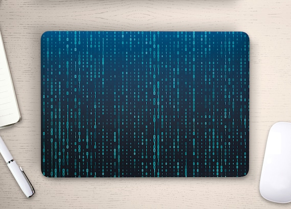 Blue Digital Matrix Numbers Digits Design UNIVERSAL Laptop | Etsy