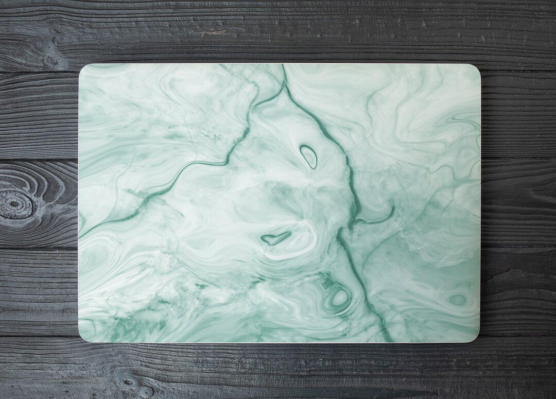 Green Abstract Natural Stone Texture Laptop Skin, MacBook Skin ...