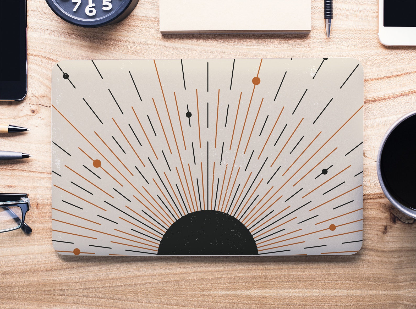 LINES CIRCLE UNIVERSAL Laptop Skin, Computer Skin, Laptop Sticker Decal ...