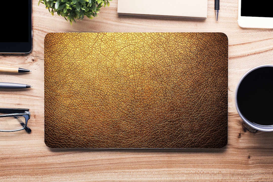 Metallic Gold Faux Leather Handbag Texture UNIVERSAL Laptop Skin ...