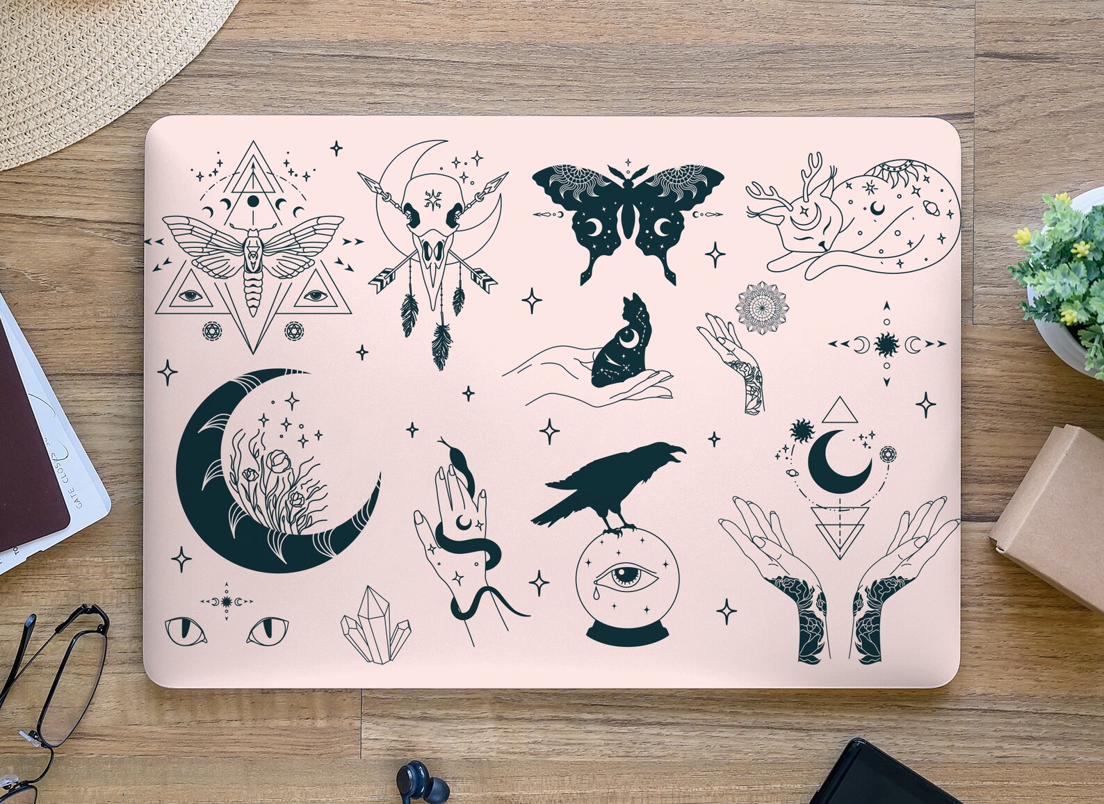 SYMBOLS UNIVERSAL Laptop Skin, Computer Skin, Laptop Sticker Decal ...