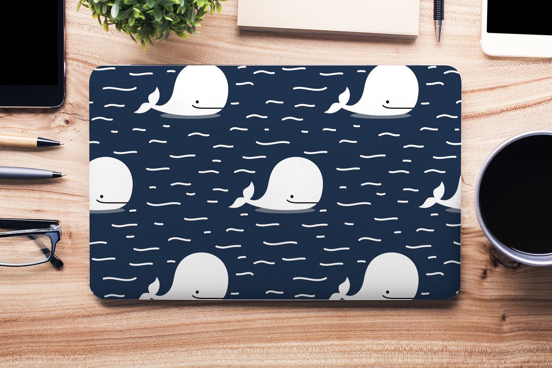 WHALES SIMPLE UNIVERSAL Laptop Skin, Computer Skin, Laptop Sticker ...