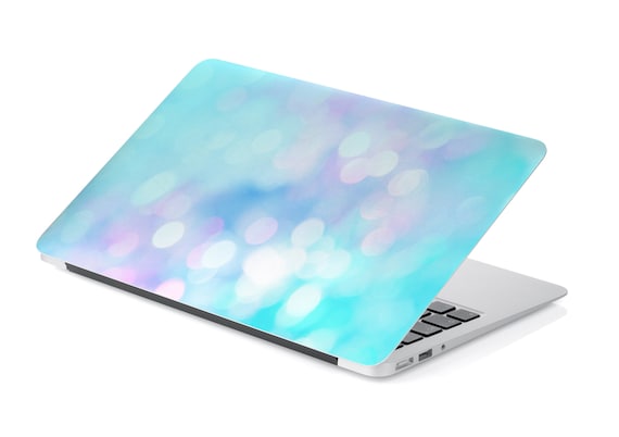 Faded Blue Violet Aqua Turquoise Glitter UNIVERSAL Laptop - Etsy