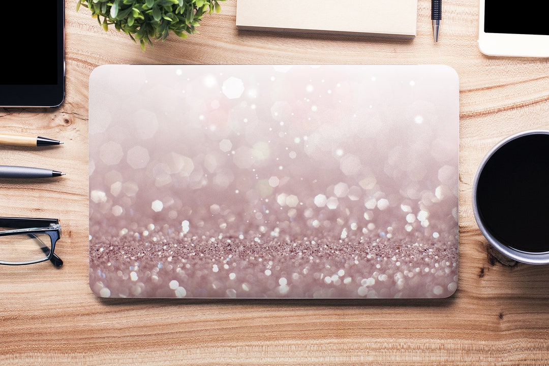 Falling Silvery Rose Glitter in Focus UNIVERSAL Laptop Skin, Computer ...
