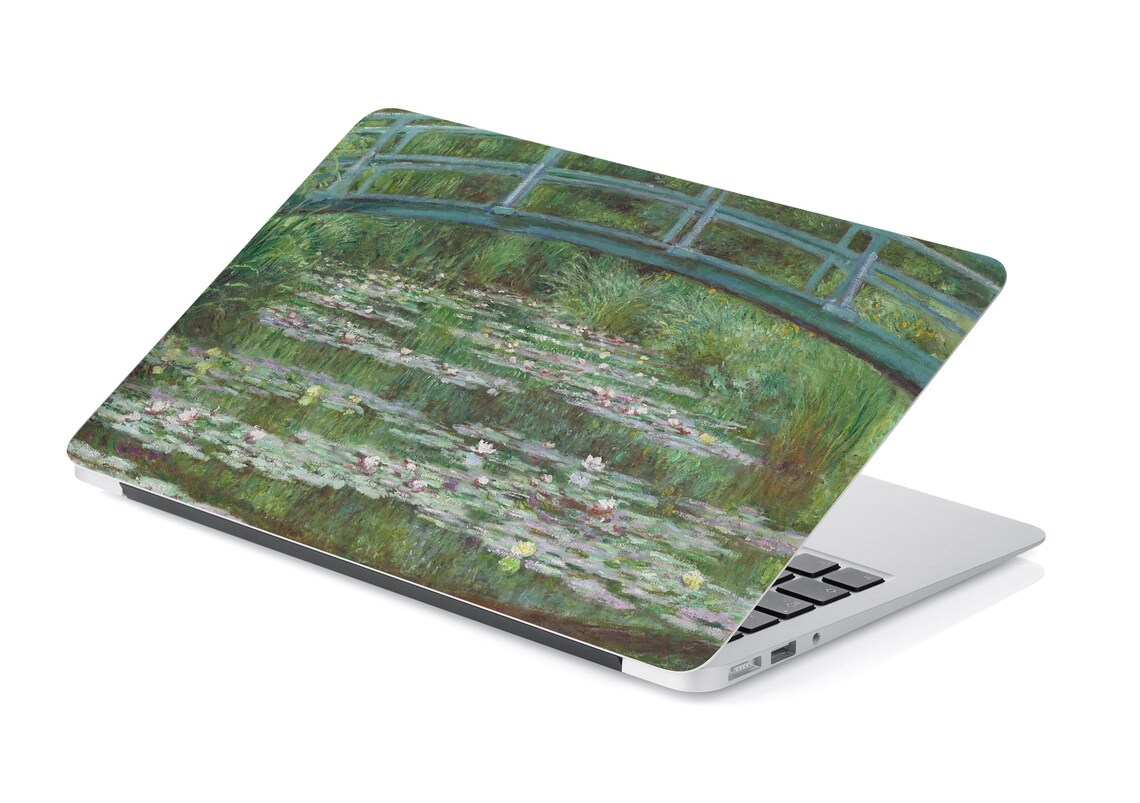 Claude Monet Water Lillies Under Bridge UNIVERSAL Laptop Skin - Etsy