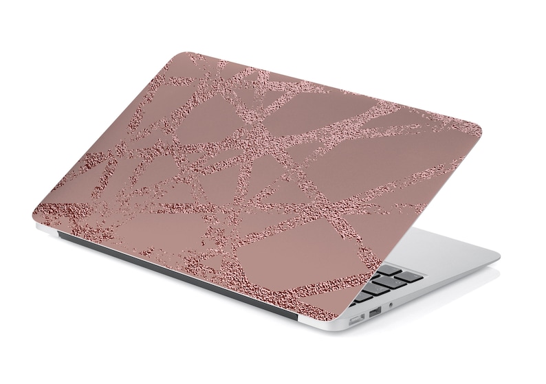 Rough Rose Mauve Chrome Foil Crossedmatte UNIVERSAL Laptop Skin ...