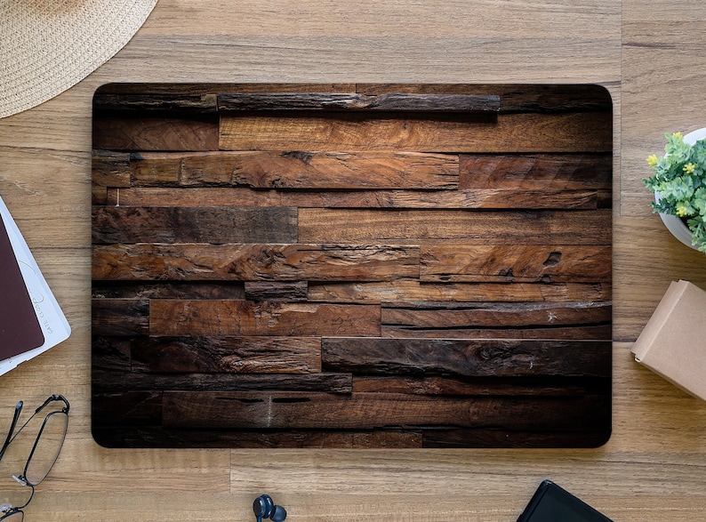 Rustic Wood Grain Paneling Texture Laptop Skin, MacBook Skin, Computer ...