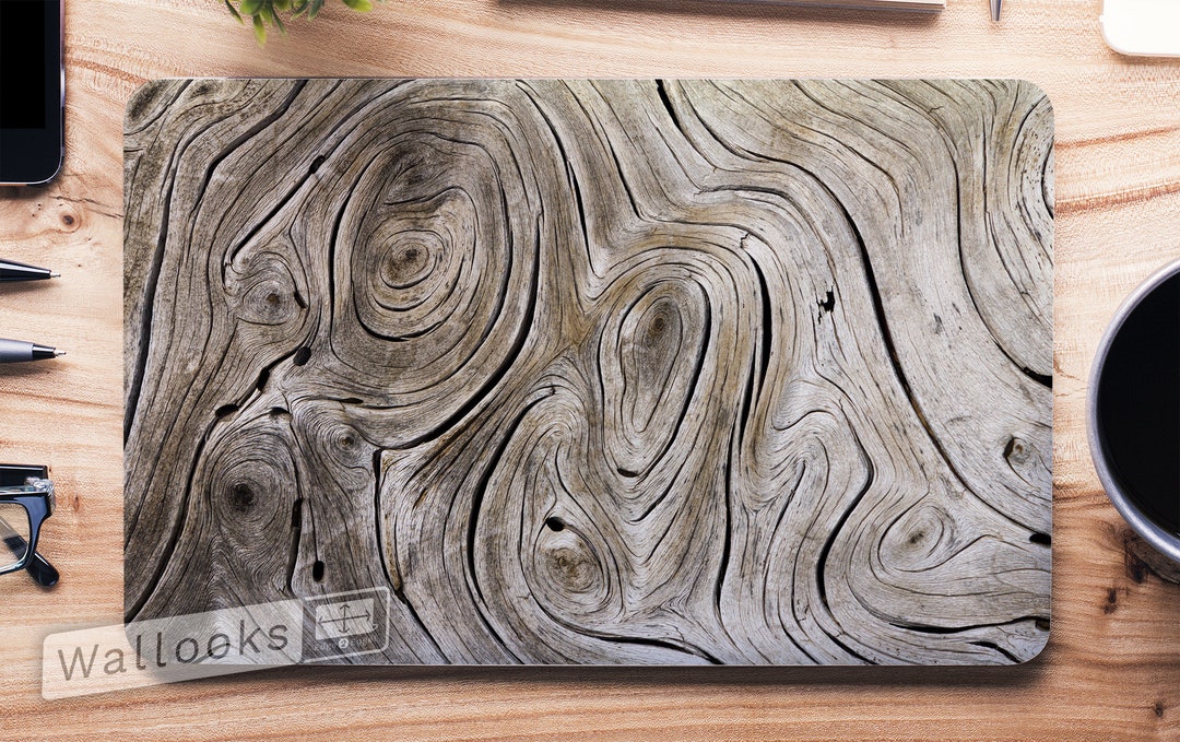 Gnarly Wood Grain Texture Laptop Skin, MacBook Skin, Computer Decal ...