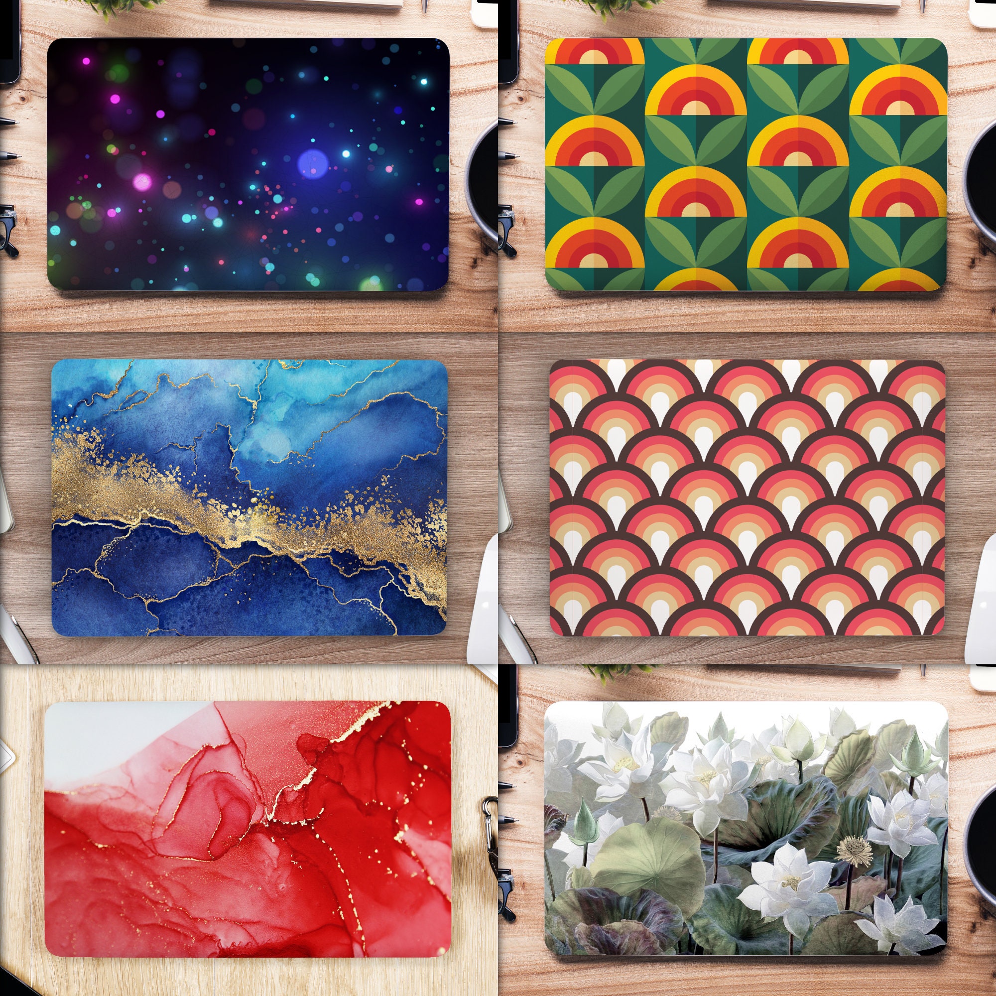 Muted Rainbow Prism Geometric Triangles UNIVERSAL Laptop Skin - Etsy