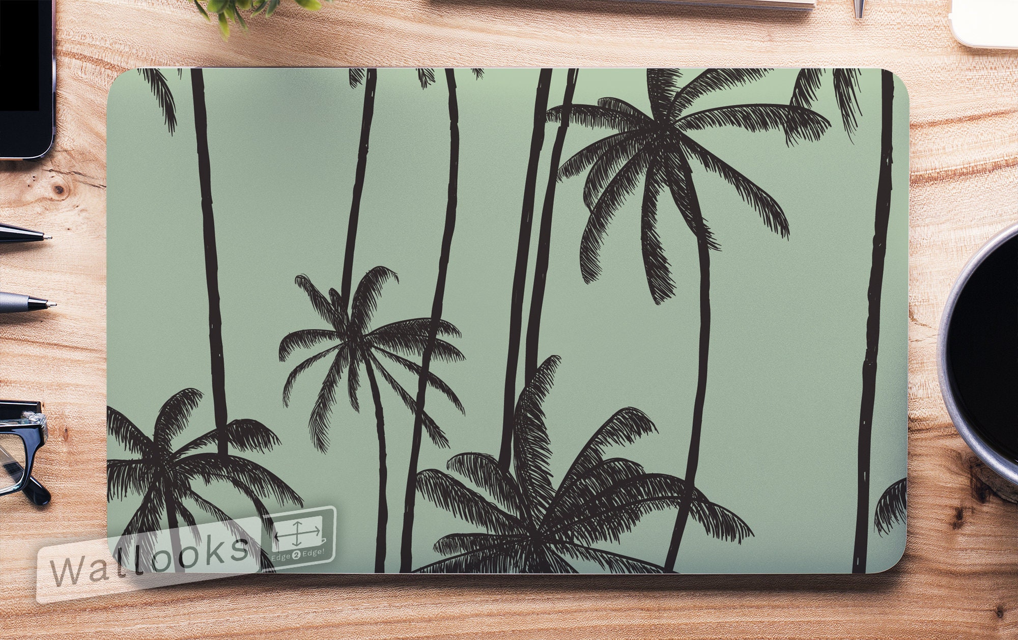 Tropical Palm Tree Pattern Laptop Skin Macbook Skin Computer - Etsy