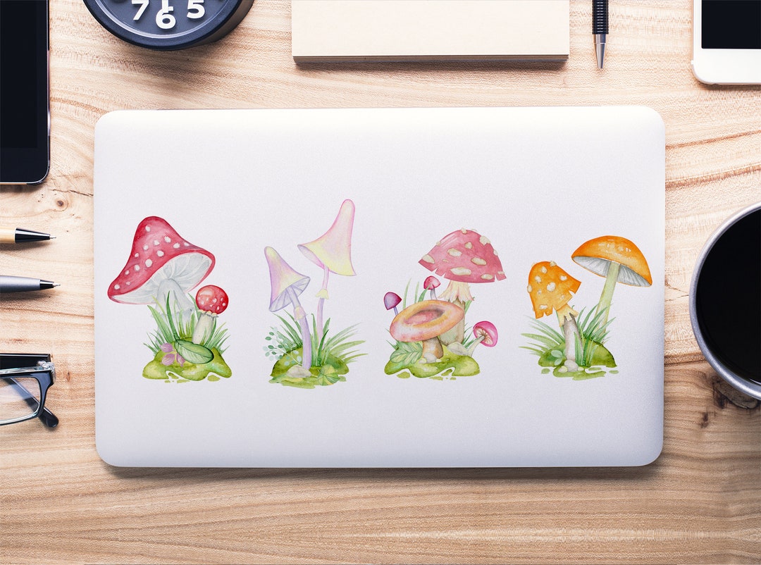 MUSHROOMS UNIVERSAL Laptop Skin, Computer Skin, Laptop Sticker Decal ...
