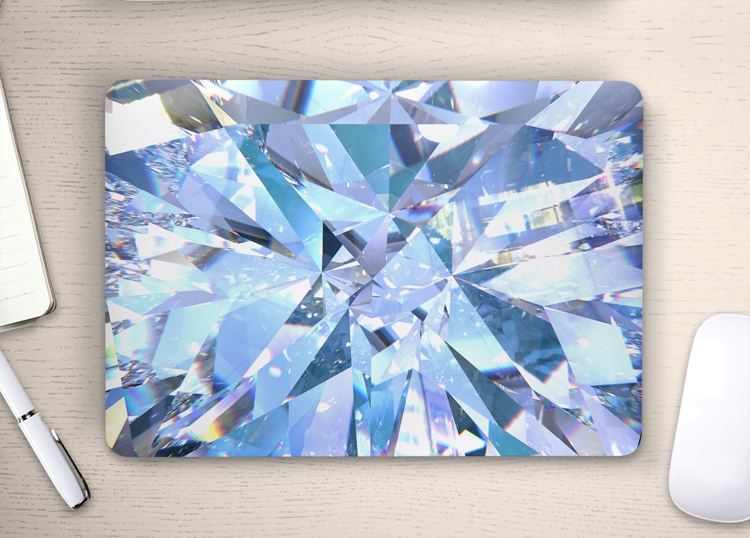 Giant Faux Holographic Diamond Shards UNIVERSAL Laptop Skin, Computer ...