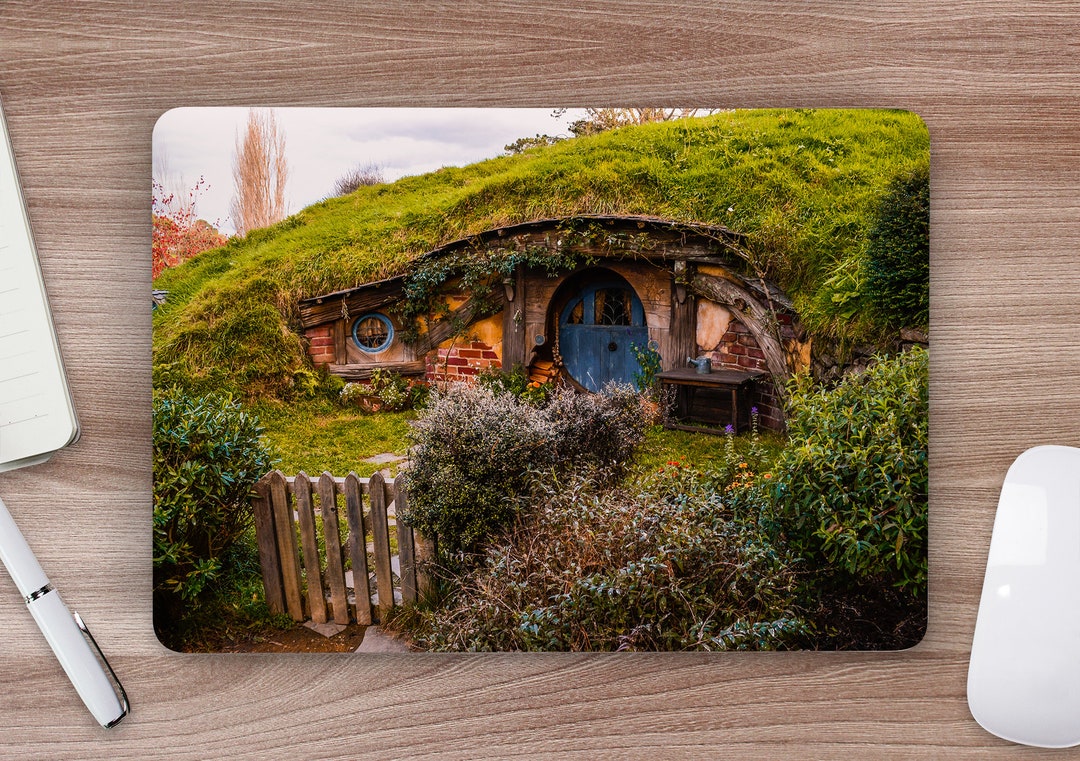 Fantasy Hobbit House LOTR Garden Earth Home UNIVERSAL Laptop Skin ...