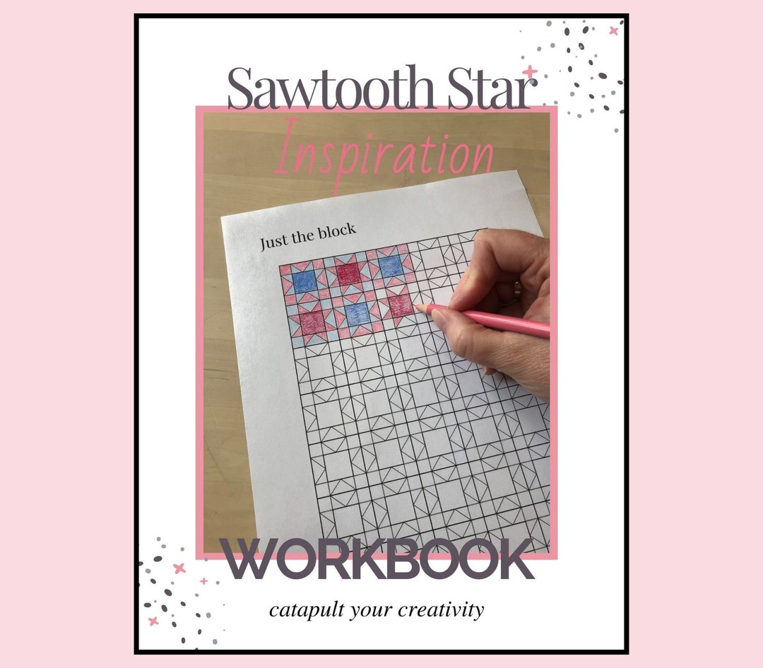 Sawtooth Star Printable Quilt Inspiration Workbook - Etsy