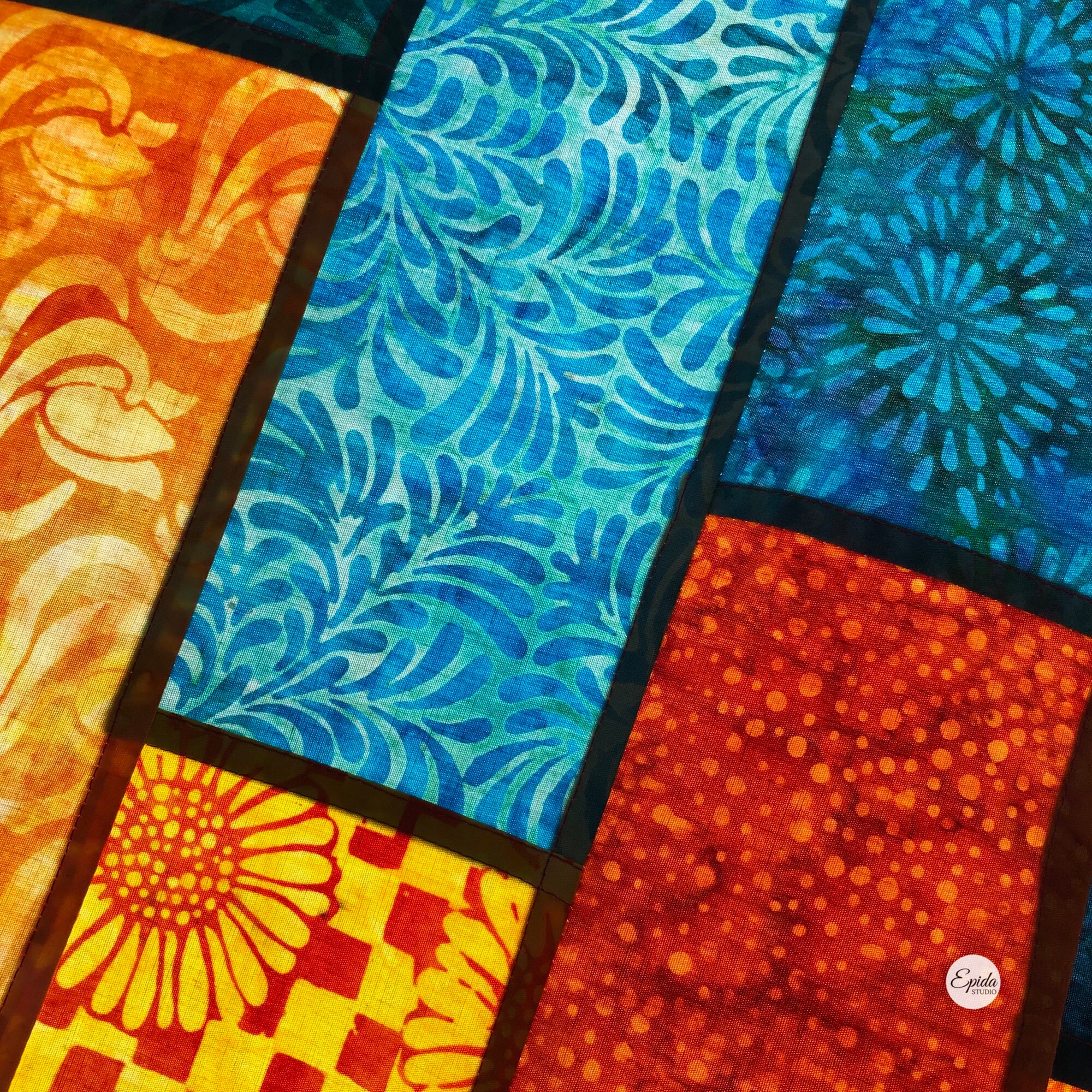 Glimmer Stained Glass Patchwork Window Hanging Pattern - Etsy