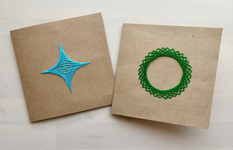 Embroidered Greeting Cards Pattern - Etsy