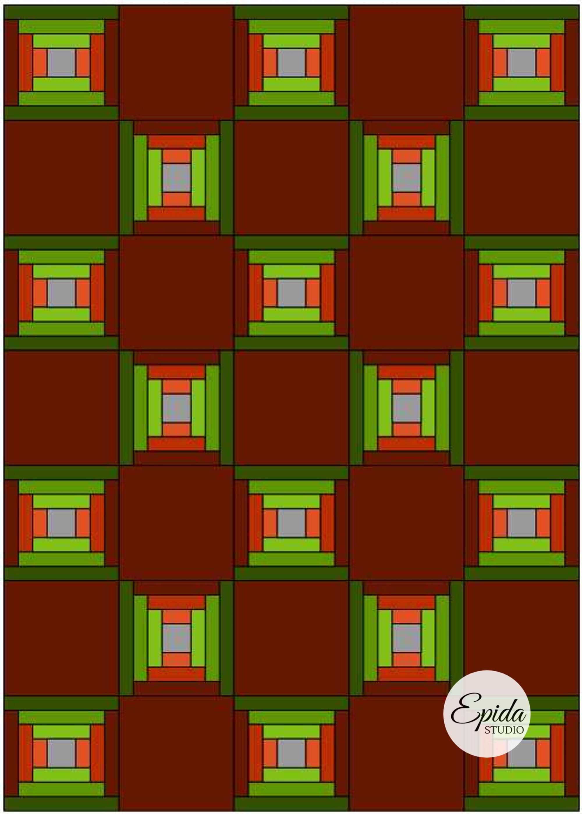 Courthouse Steps Printable Quilt Inspiration Workbook - Etsy