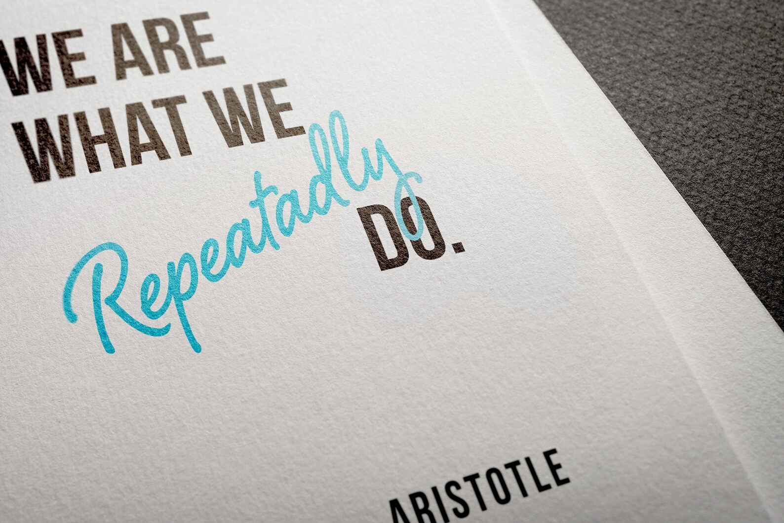 Aristotle Printable Wall Art. Set of 2 Prints Excellence, Habit Quote ...