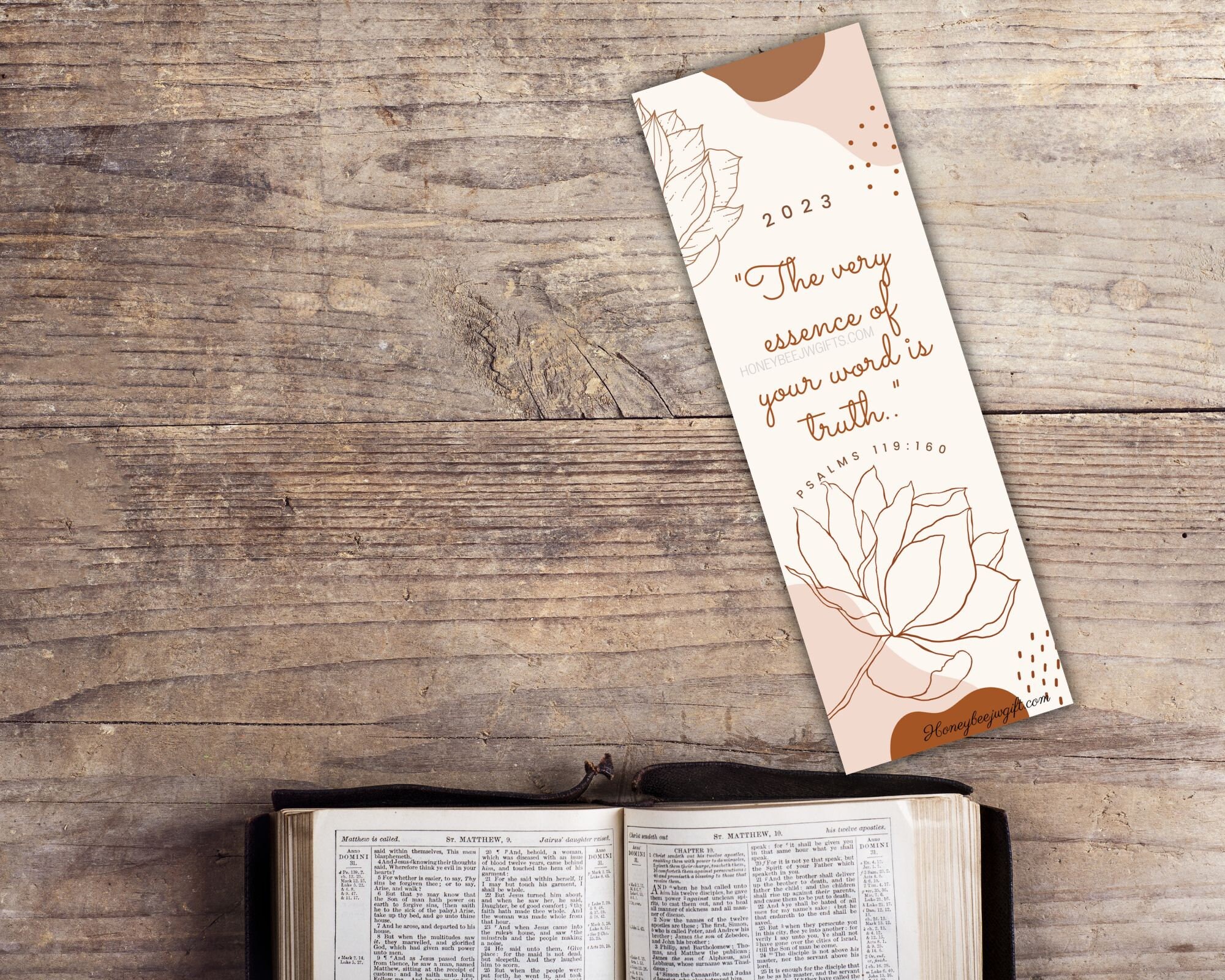 JW English Year Text 2023 Digital Bookmark/instant Digital Download for ...