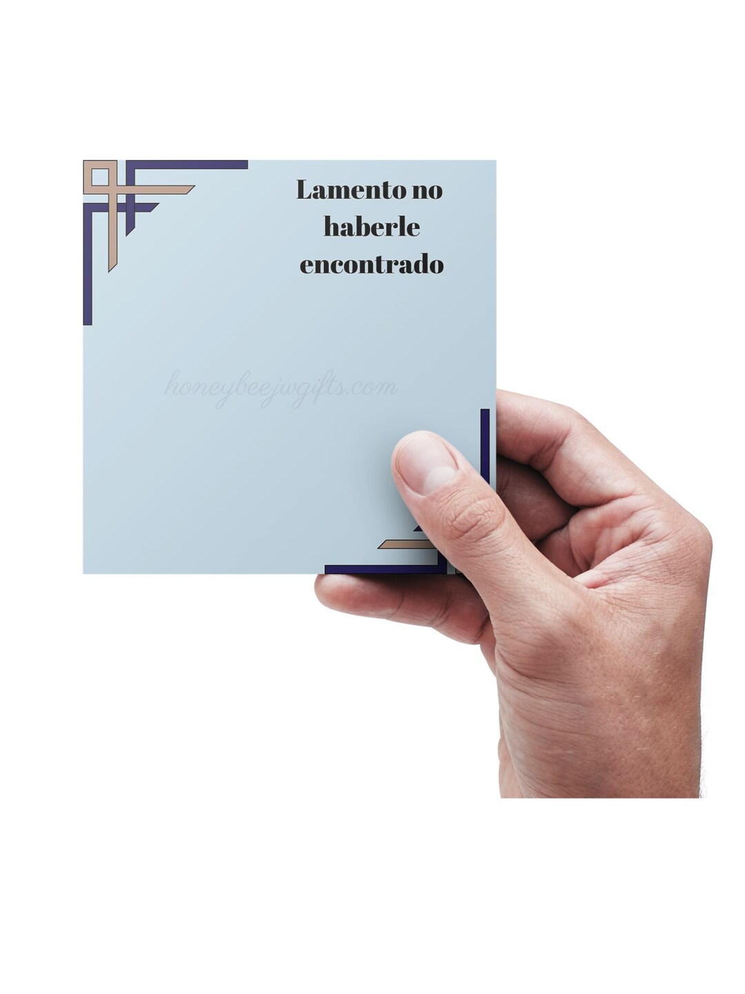 Spanish Sorry I Missed You Sticky Notes for the Field Ministry of ...