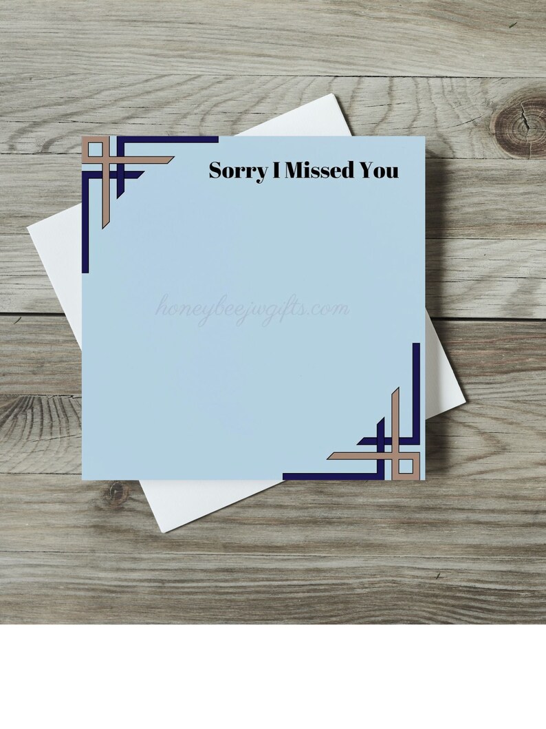 Spanish Sorry I Missed You Sticky Notes for the Field Ministry of ...