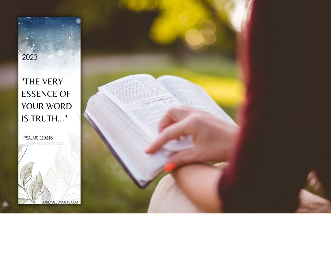 JW English Year Text 2023 Digital Bookmark/instant Digital Download for ...