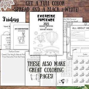 Spanish Exercise Patience 2023 Regional Convention JW Kid's Notebook/jw ...