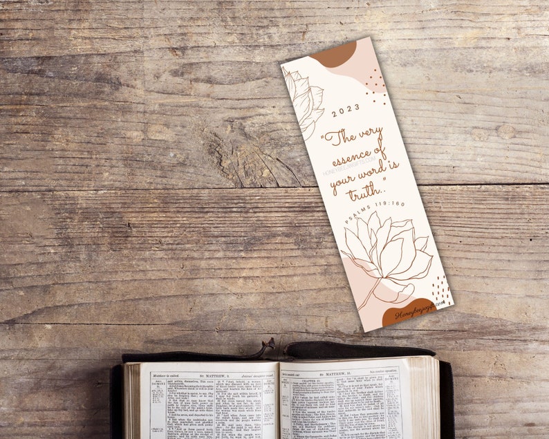 JW English Year Text 2023 Digital Bookmark/instant Digital Download for ...