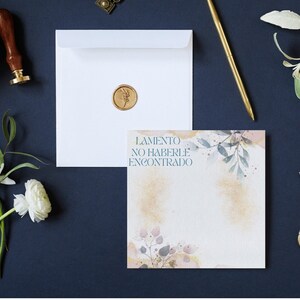 Spanish Sorry I Missed You Sticky Notes for the Field Ministry of ...