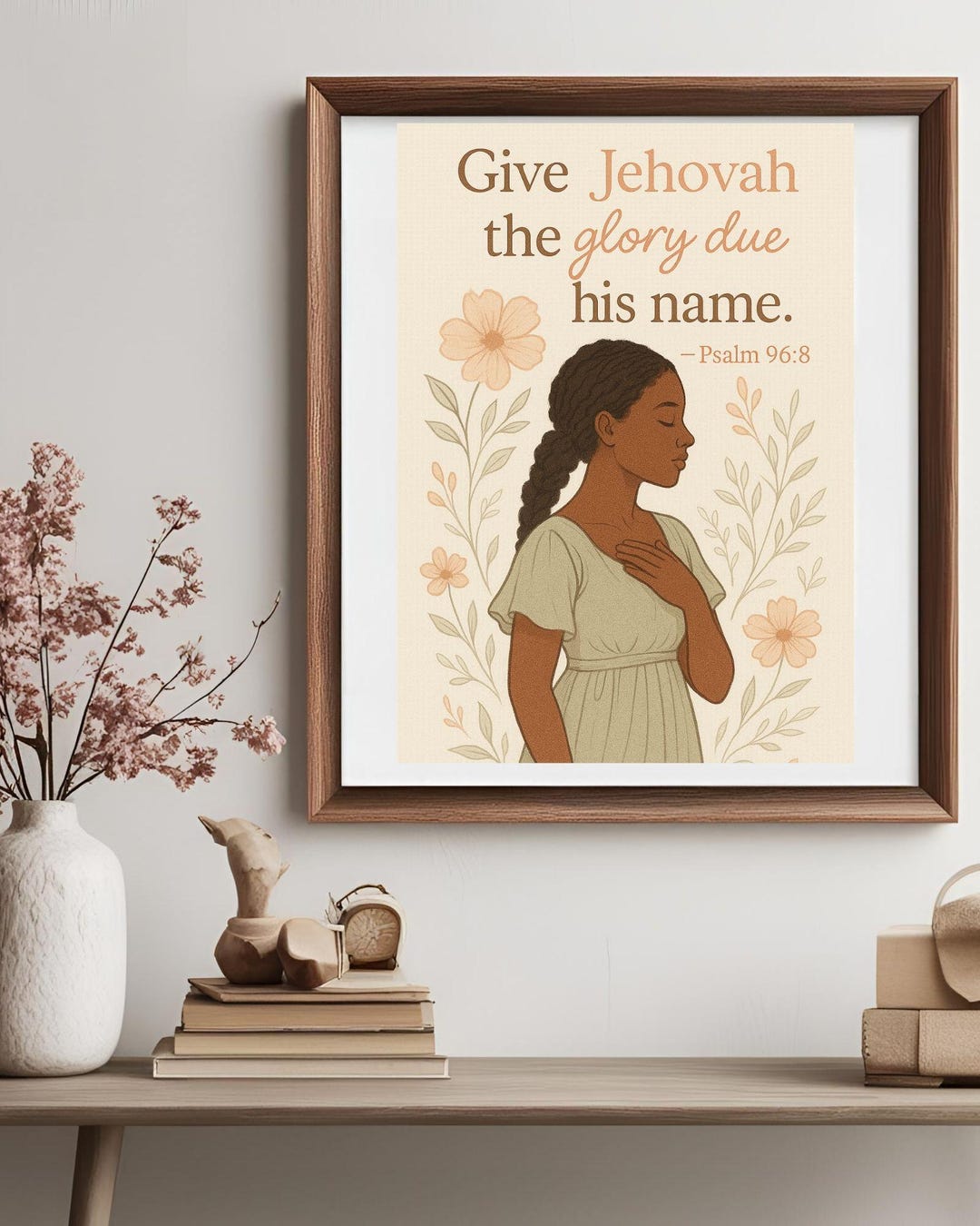 Jw 2025 Year's Text for Jehovah's Witnesses. Psalms 96:8 "give Jehovah ...