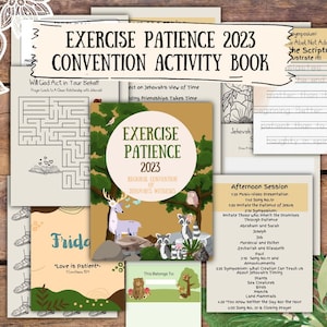 Spanish Exercise Patience 2023 Regional Convention JW Kid's Notebook/jw ...