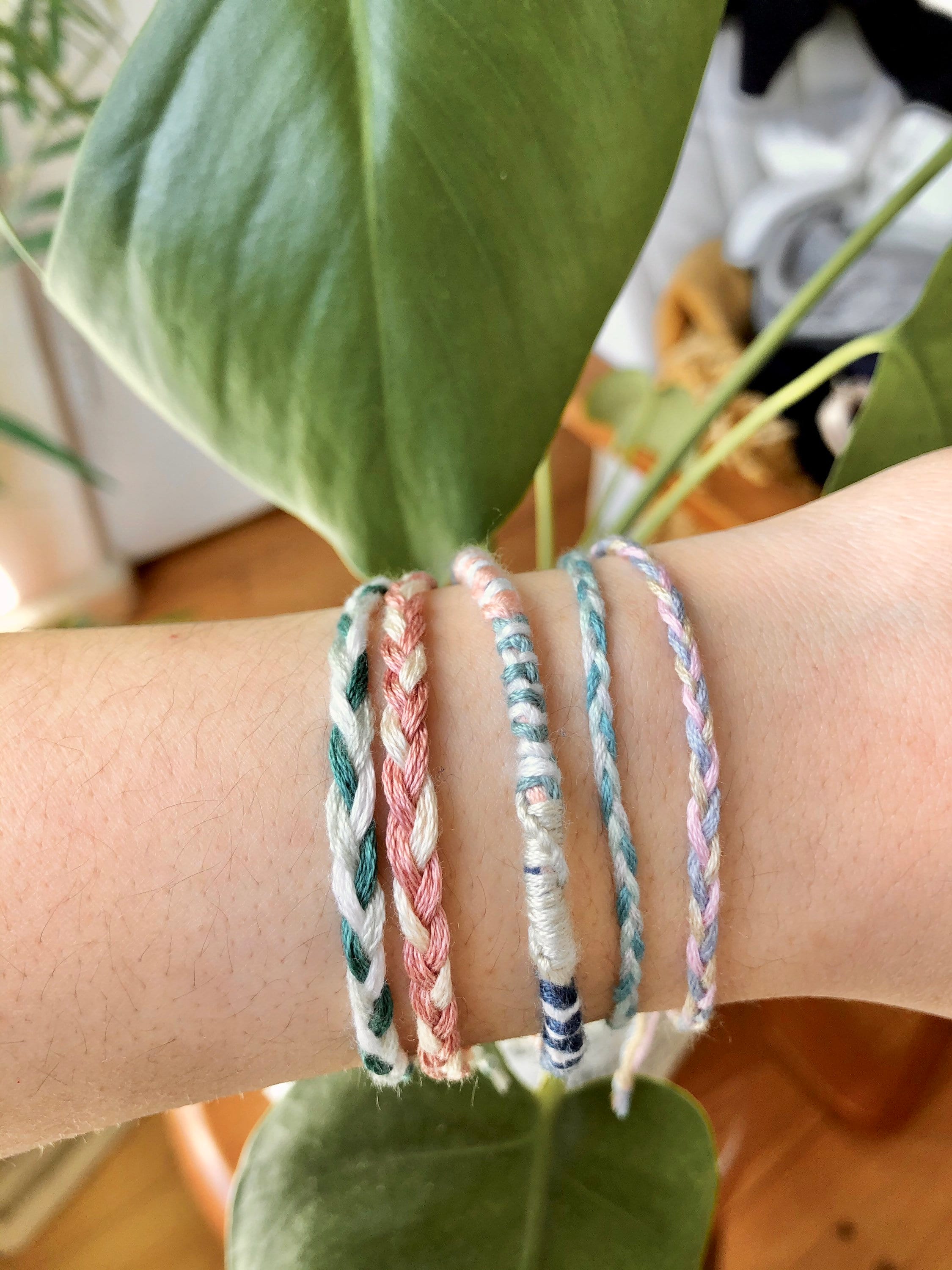 Friendship Woven Bracelets Handmade Etsy