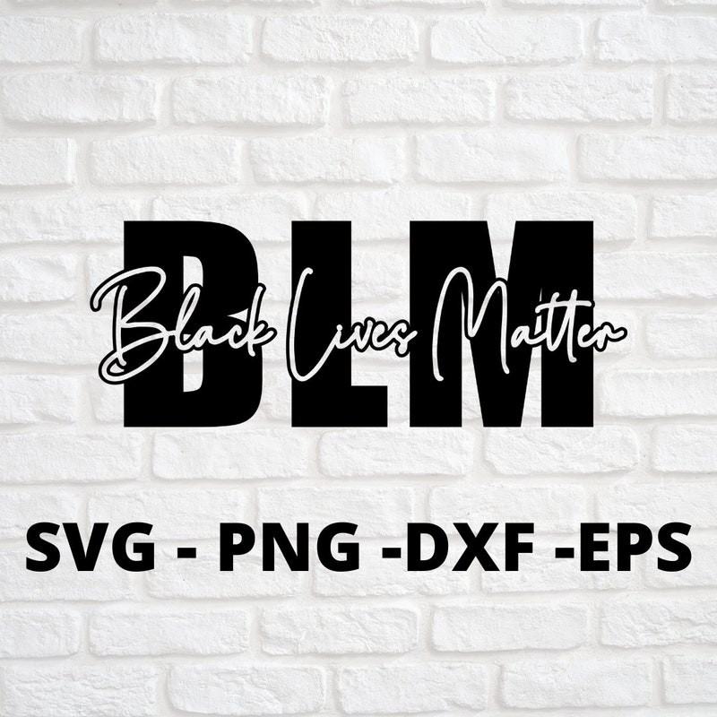 Black Lives Matter Svg - Etsy