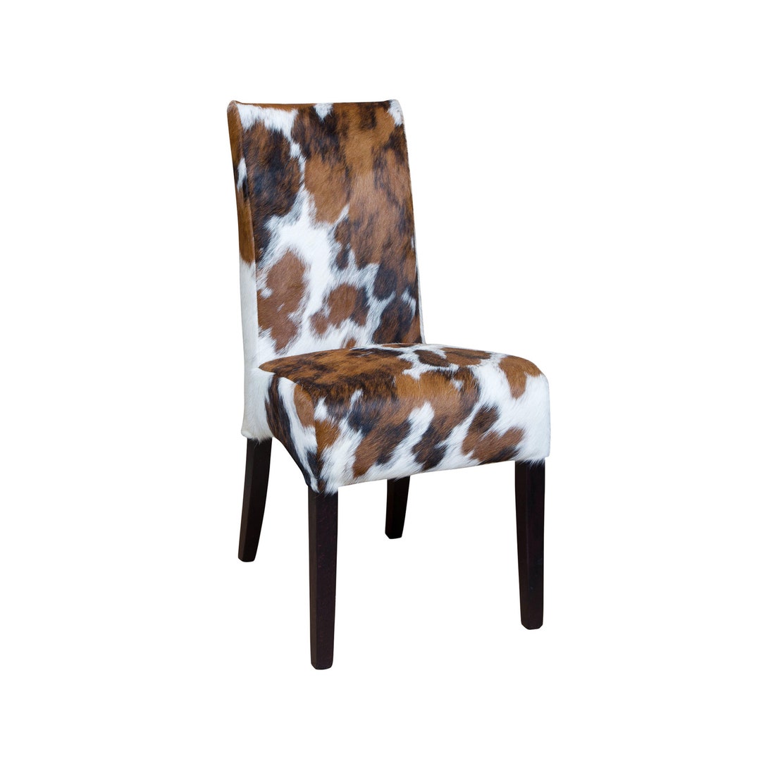 Tricolour Cowhide Dining Chair KEN037-22 - Etsy