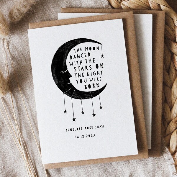 Moon and Stars - Etsy