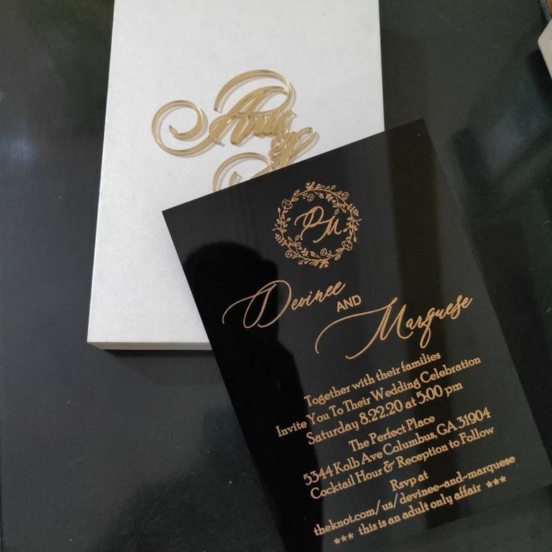 Box Invitation - Etsy