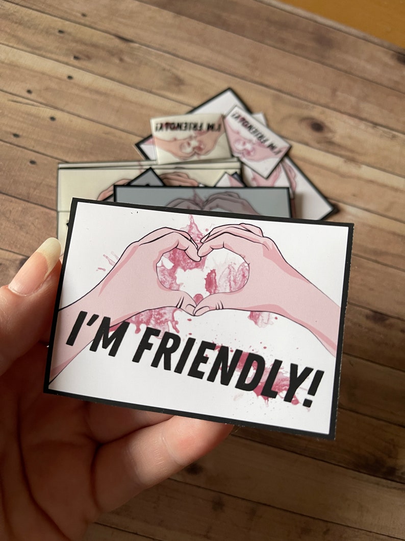 I'm Friendly Dayz Sticker/decal - Etsy