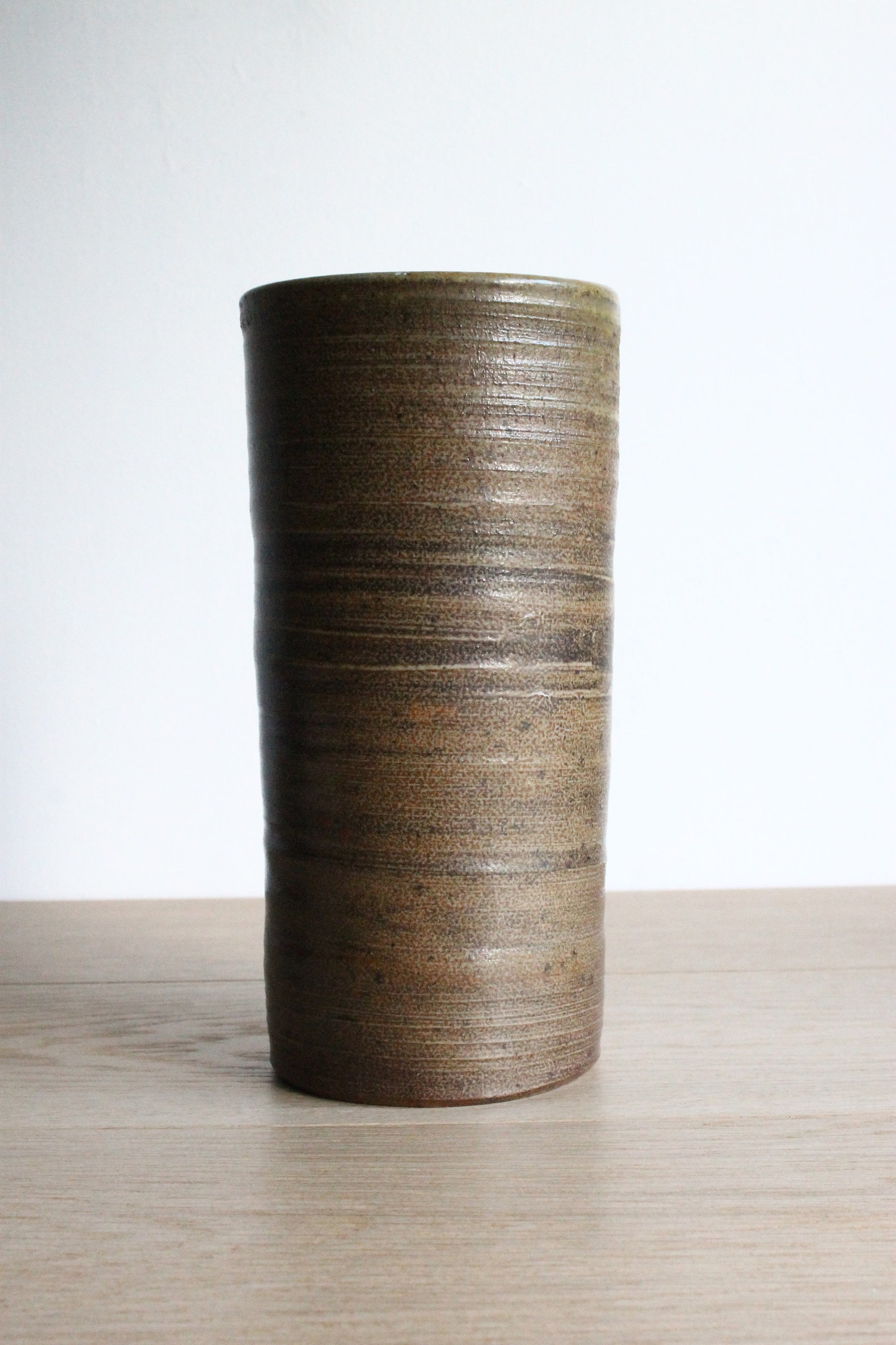 French Vintage C. 70s Handmade Rustic Stoneware Pottery Vase - Etsy