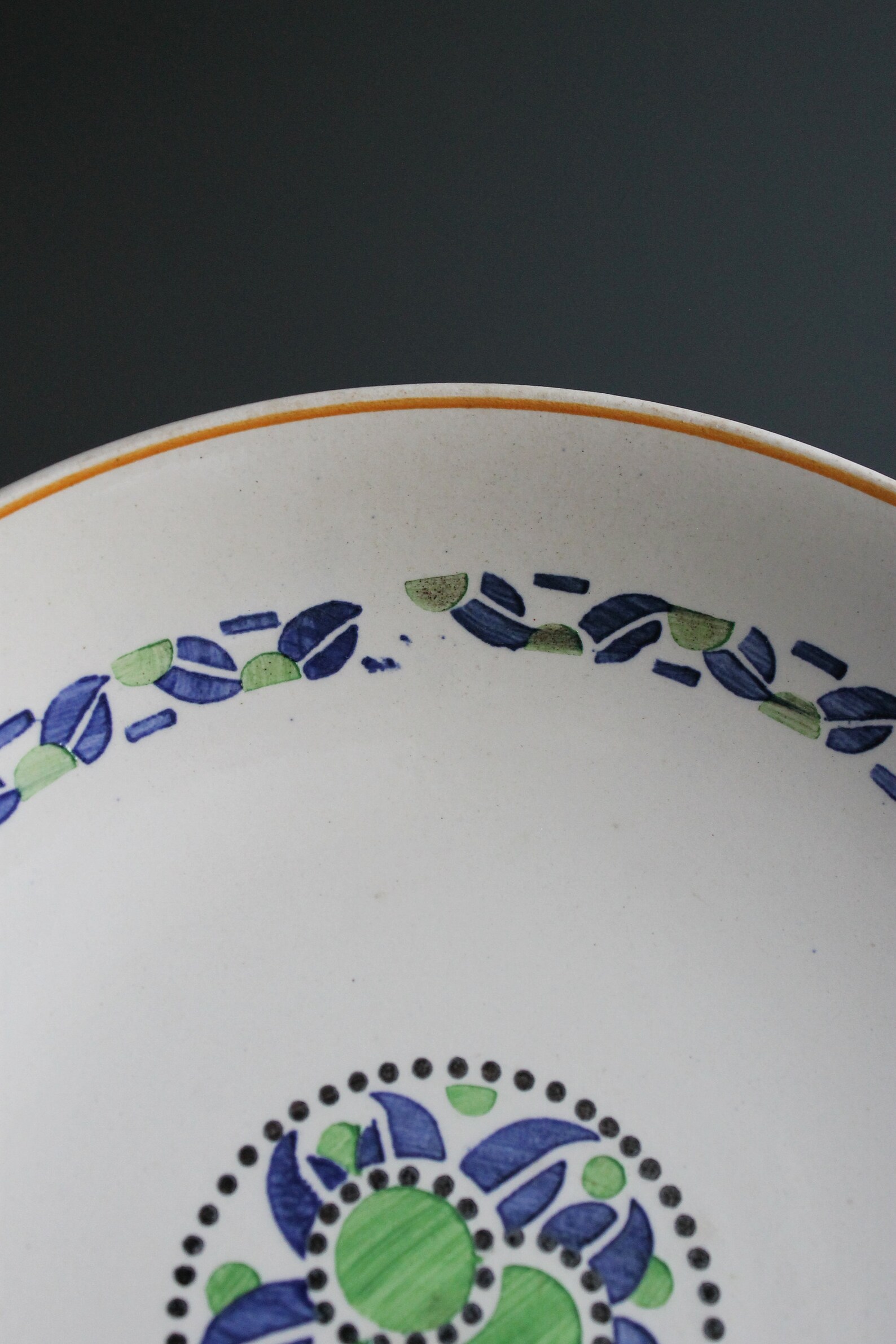 Vintage French LONGWY Compotier, C. 1930s "claudine" Pedestal Dish With ...