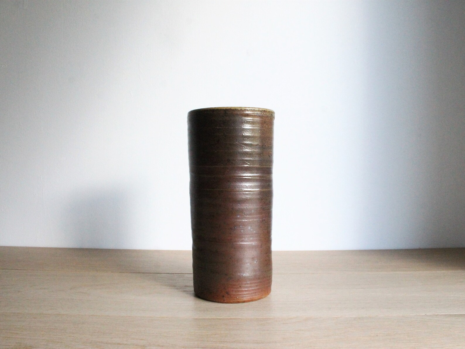 French Vintage C. 70s Handmade Rustic Stoneware Pottery Vase - Etsy