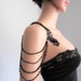 Black Wedding Dress Arm Necklace Wedding Dress Accessory - Etsy