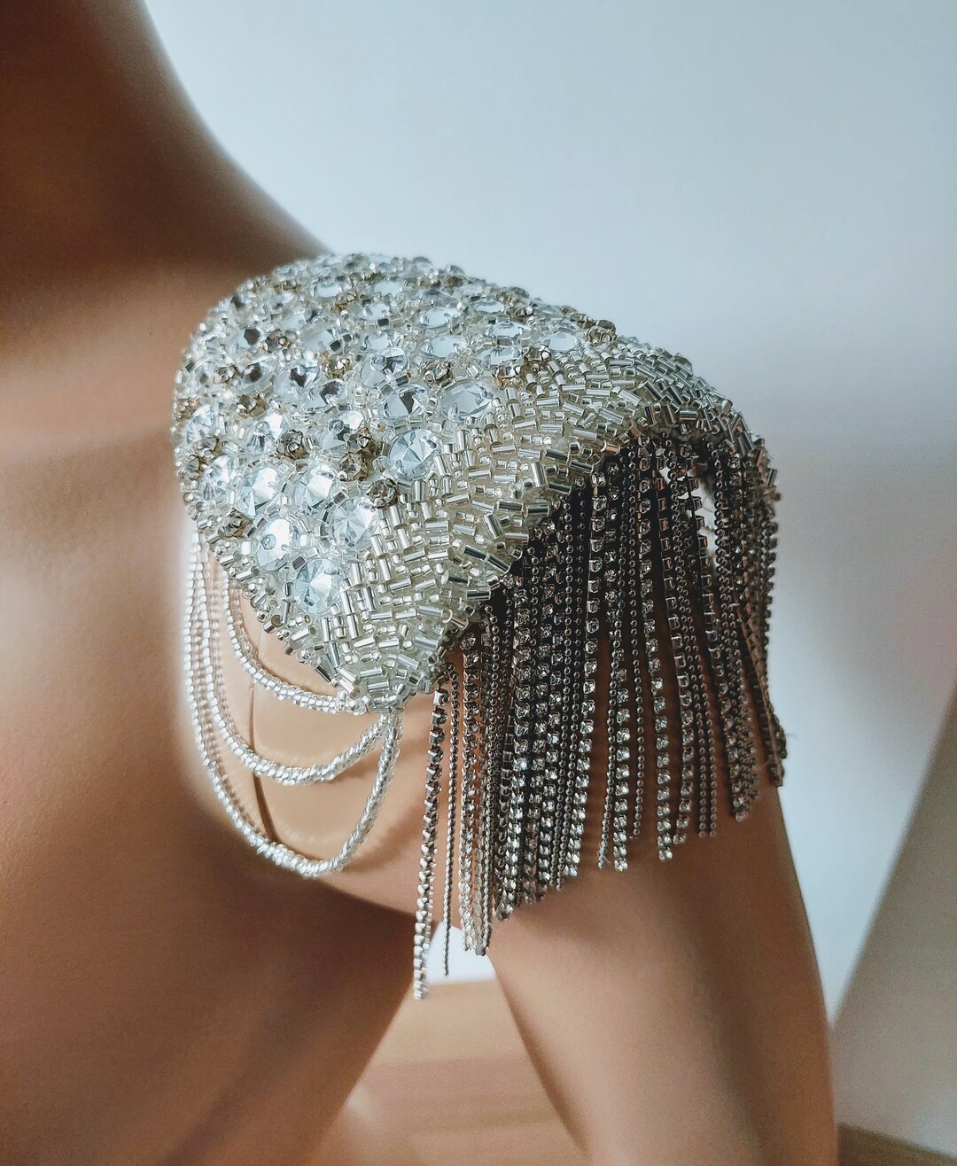 Shiny Shoulder Epaulettes, Handmade Detachable Epaulettes, Jacket ...