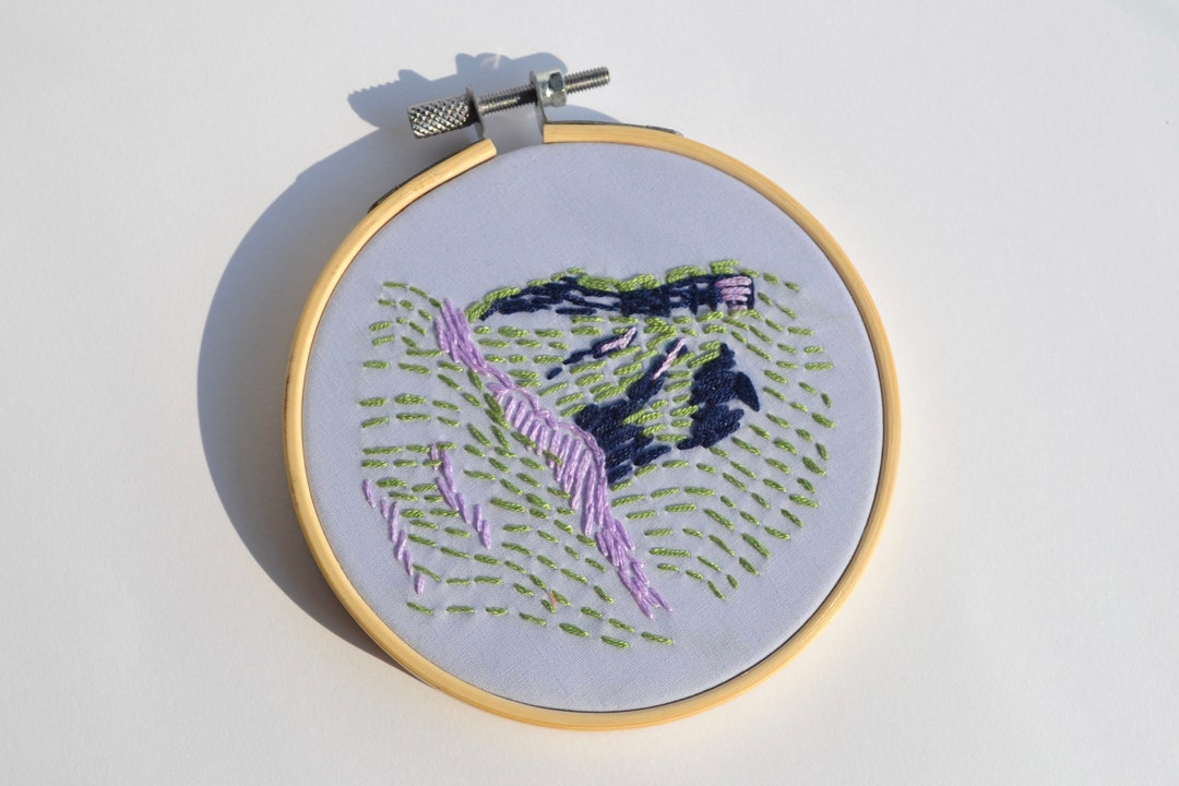 Winnats Pass Peak District Scenes Embroidery Art Hoop - Etsy