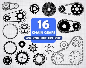 Gear dxf | Etsy