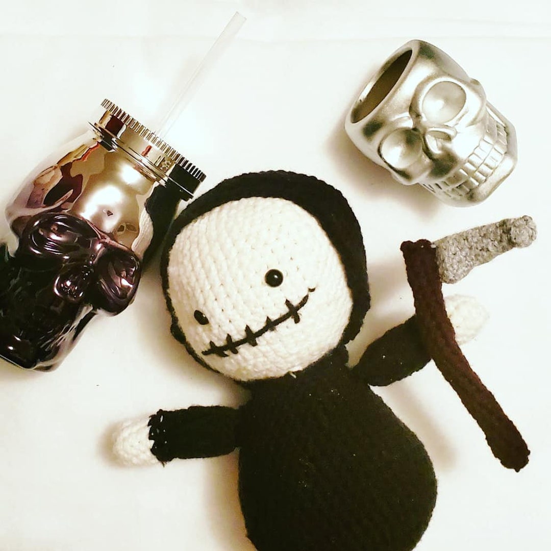 Grim Reaper Doll, Grim Reaper, Child's Toy, Decoration, Halloween ...